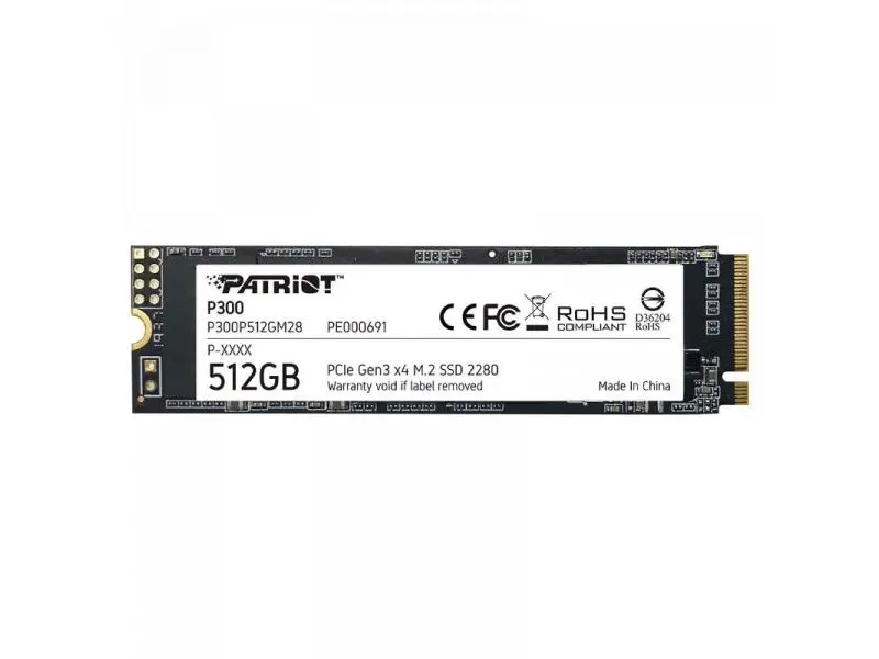 Patriot M.2 NVMe P300 SSD, 512 GB