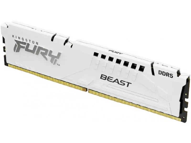 KINGSTON RAM memorija DIMM DDR5, 16GB, 5.200MHz, FURY Beast, White XMP (KF552C40BW-16)
