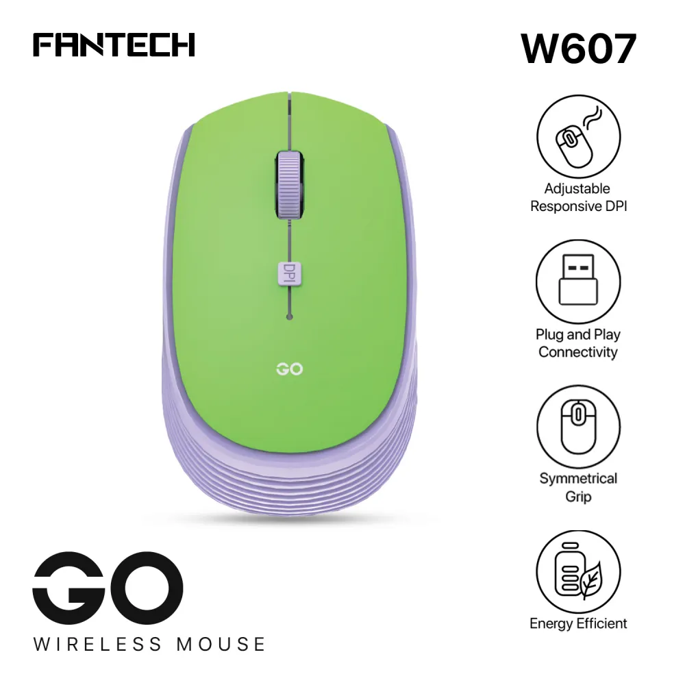 Mis Wireless Fantech W607 GO zeleni