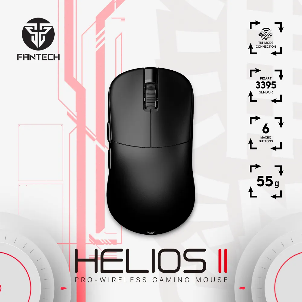 Mis Wireless Gaming Fantech XD3 (V3) 1K Helios II crni