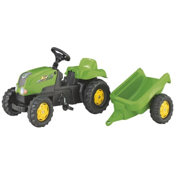 RollyToys Traktor na pedale sa prikolicom zeleni (012169)