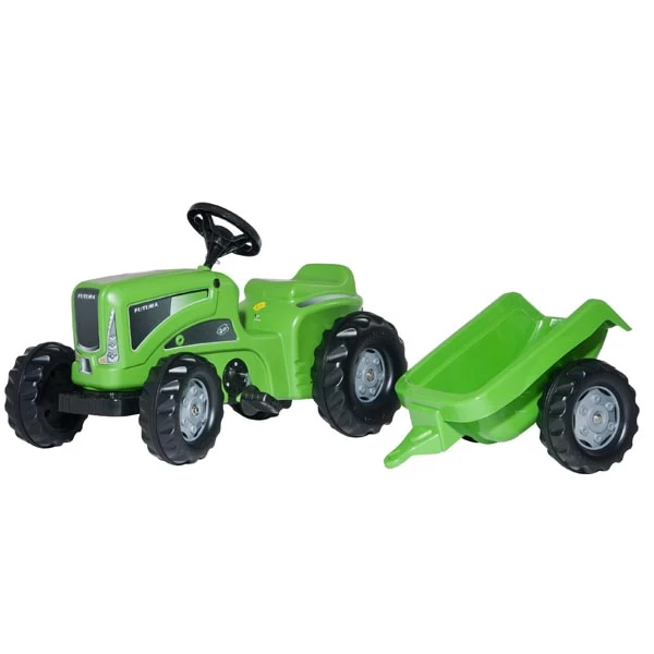 Rolly Toys Futura Traktor na pedale sa prikolicom zeleni (620005)