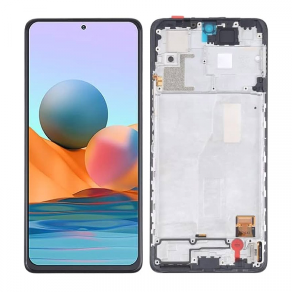 LCD za Xiaomi Redmi Note 10 PRO 4G + touch screen WITH FRAME crni OLED