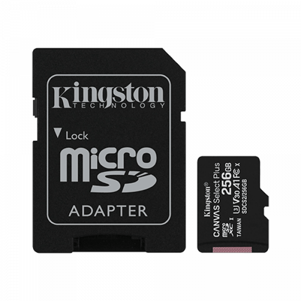 KINGSTON Memorijska kartica MicroSD CANVAS SELECT PLUS 256 GB - SDCS2/256GB -