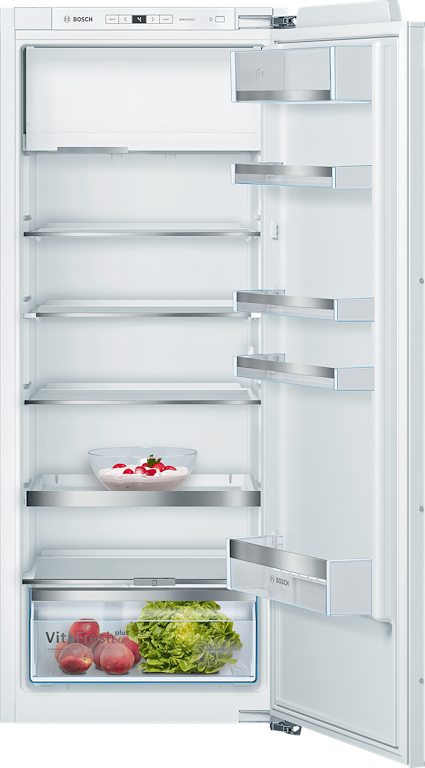 Series 6, built-in fridge with freezer section, 140 x 56 cm, flat hinge, KIL52AFE0