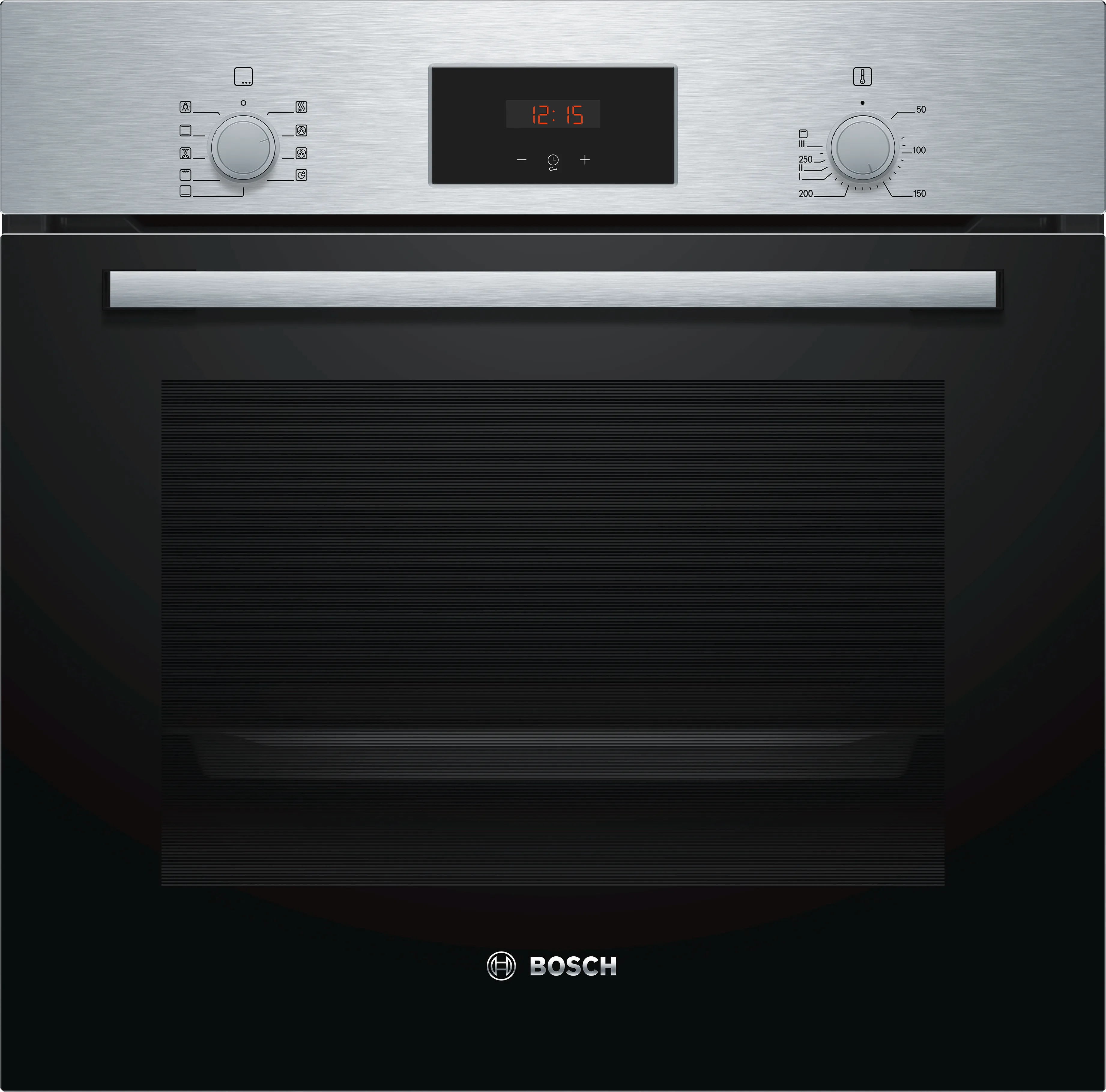 Series 2, Built-in oven, 60 x 60 cm, Stainless steel, HBF114BS1