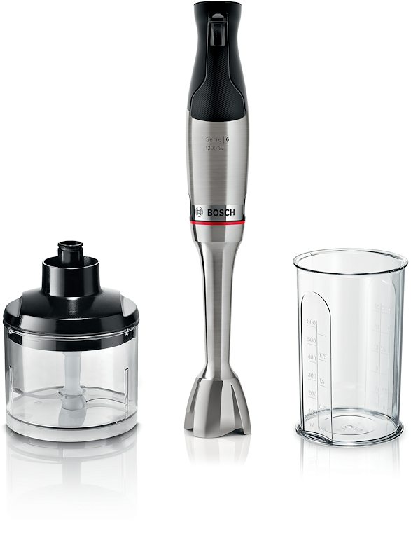 Series 6, Hand blender, ErgoMaster, 1200 W, Stainless steel, MSM6M820