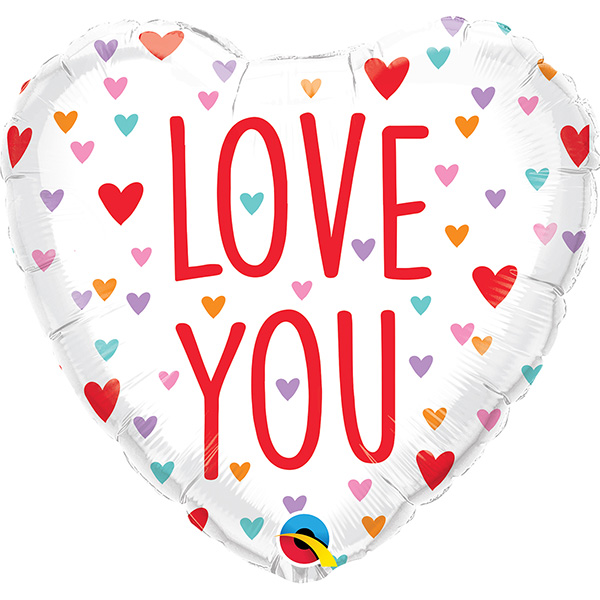 31954
18″ Foil Love You Little Hearts