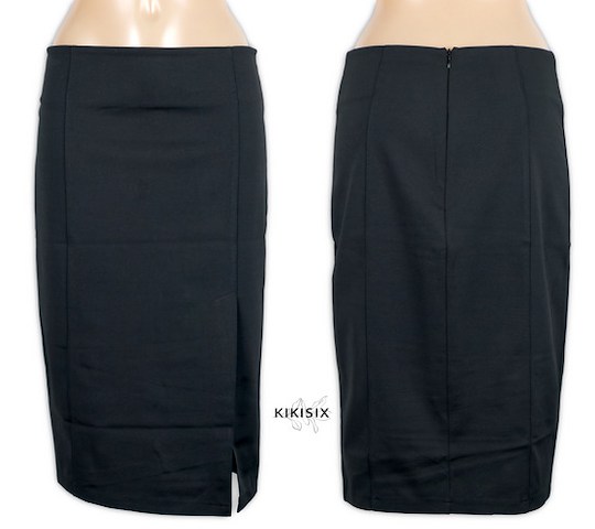 KIKISIX pencil midi suknja sa prorezom (M)