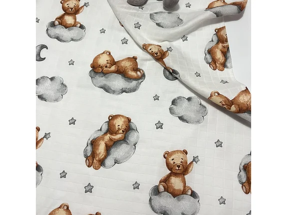 Bambino kutak Muslin pelena 75 x 75