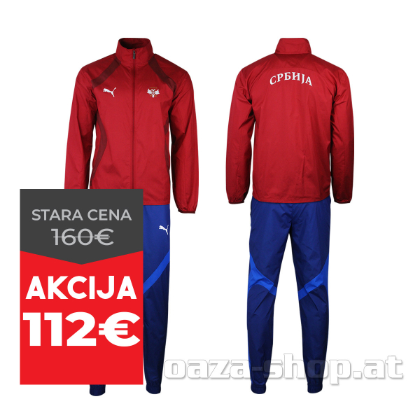 Trenerka full zip SRBIJA FSS PUMA 2024