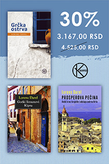 3 knjige Lorensa Darela
Grčka ostrva • Gorki limunovi Kipra • Prosperova pećina