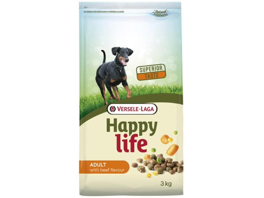 Happy Life Granule za odrasle pse Govedina