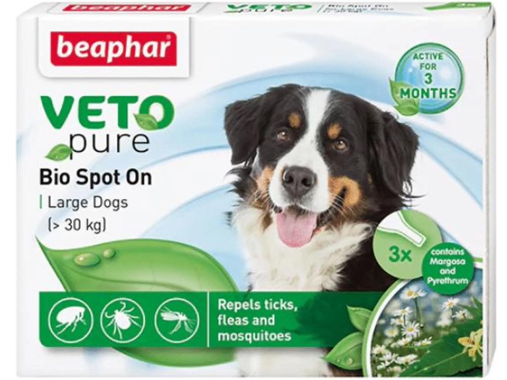 Beaphar Vetopure Bio Spot On za pse L (>30 kg)