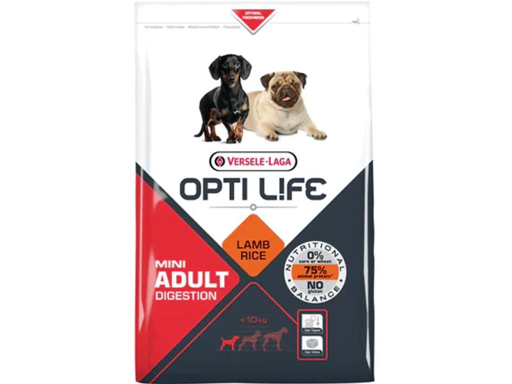 Versele-Laga Opti Life Granule za odrasle pse malih rasa Digestion 7.5kg
