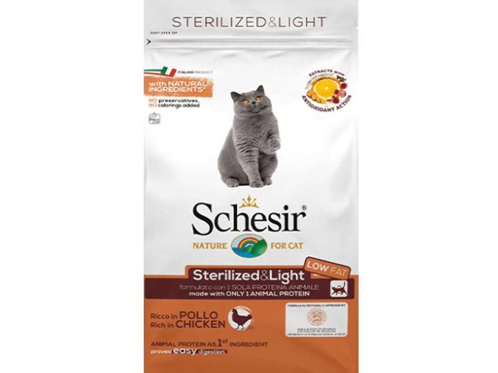 Schesir Granule za sterilizovane mačke Light