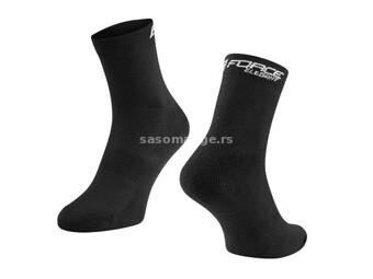 Force čarape force elegant kratke, crne s-m / 36-41 ( 9009135 )