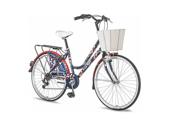 Visitor polka dot fashion bicikla plavo crvena-fam263s6 (ven~1260137)
