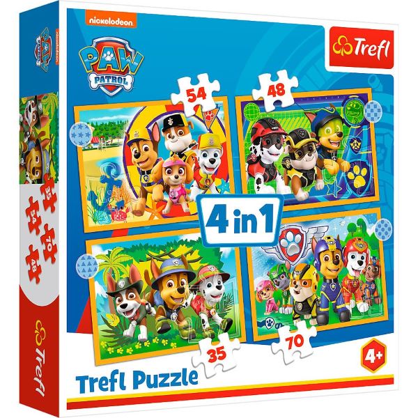 PUZZLE 4U1 PAW PATROL.