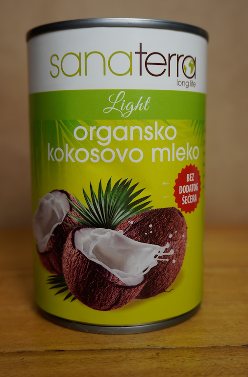 Kokosovo mleko light Sanaterra 0,4l