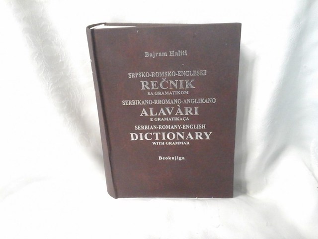Srpsko romsko engleski rečnik Bajram Haliti