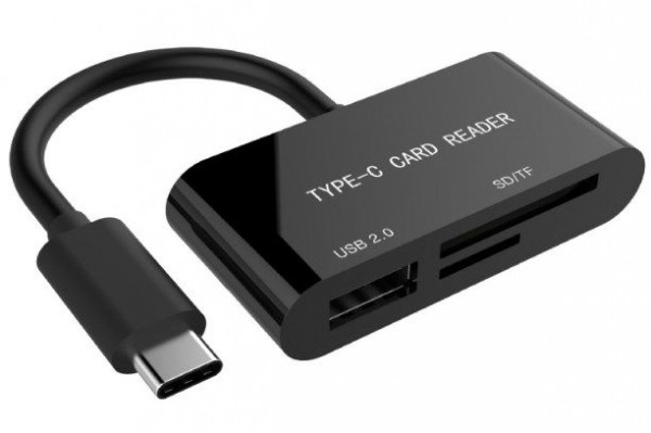 Gembird UHB-CR3-02 USB Type-C SDXC citac kartica za mobilne telefone i tablete