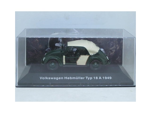 1:43 IXO/altaya VW hebmuller typ 18A