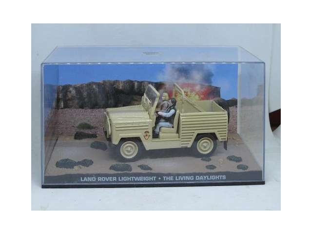 1:43 altaya 007 land rover leightweight