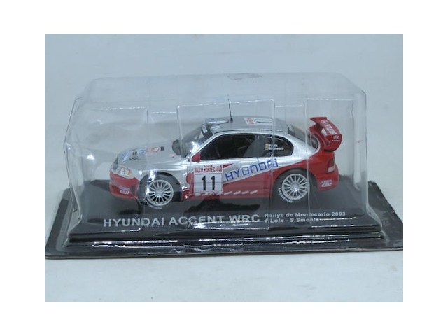 1:43 altaya hyundai accent wrc