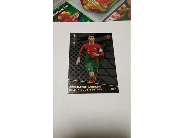 CRISTIANO RONALDO - BLACK EDGE EDITION  EURO 2024