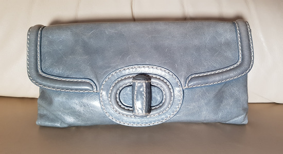 Prada Avio Vitello Shine clutch, original