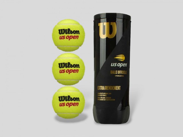 Wilson US Open Hard Court set 3 loptice tenis SPORTLINE