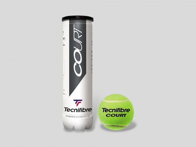 Tecnifibre Court set 4 loptice tenis SPORTLINE