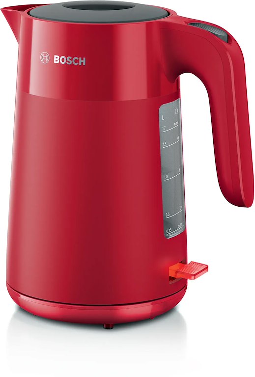 Bosch TWK2M164 Kuvalo za vodu, 1.7l, 2400W, Crveno