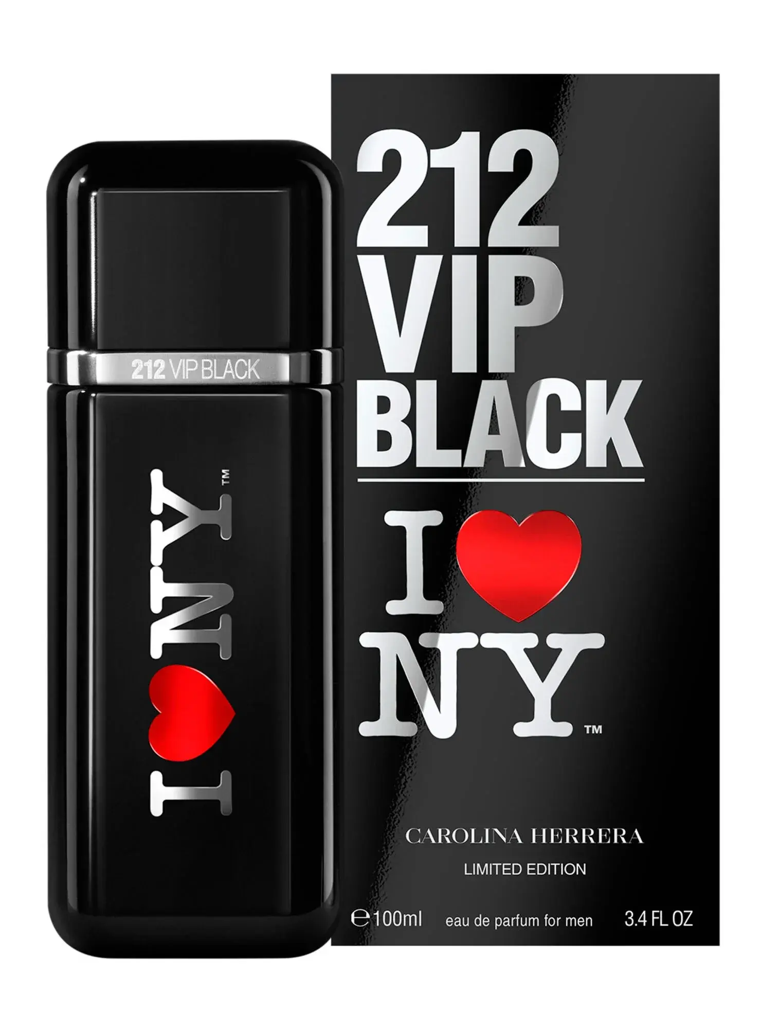 Carolina Herrera Muški parfem 212 VIP Black I love NY, 100 ml