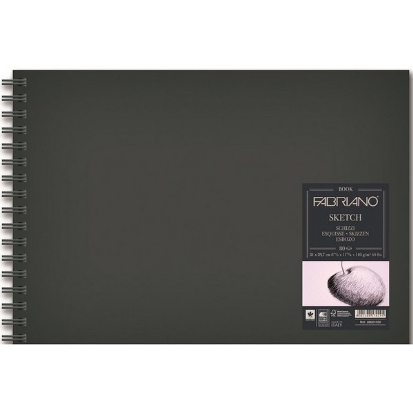 Fabriano FABRIANO BOOK HOR.SKETCH A5 28014660 110GR 80L