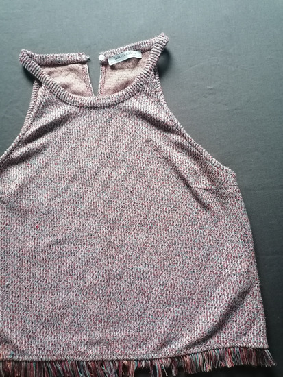 Zara tweed haltèr top snižen 400