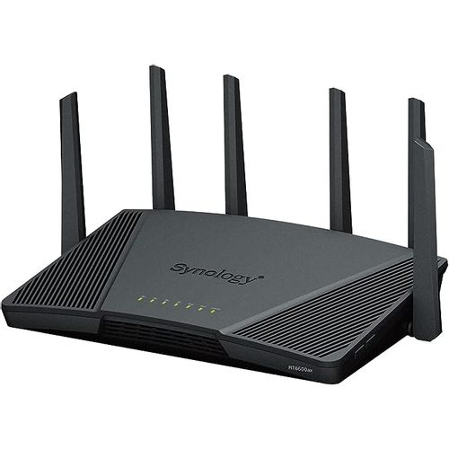 Synology RT6600ax - Tri-Band 4x4 160MHz Wi-Fi ruter, 2.5Gbps Ethernet, VLAN segmentacija, više SSID-ova, roditeljski nadzor, prevencija pretnji