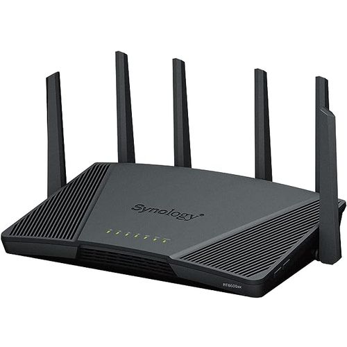 Synology RT6600ax - Tri-Band 4x4 160MHz Wi-Fi ruter, 2.5Gbps Ethernet, VLAN segmentacija, više SSID-ova, roditeljski nadzor, prevencija pretnji