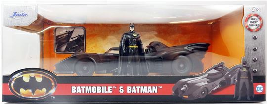 1:24 Batman 1989 Batmobile 18 cm DC Comics Diecast