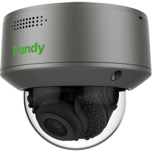 Tiandy TC-A52M4 2MP AI prepoznavanje lica sa bazom podataka Dome IP kamera POE mikrofon i zvučnik Super Starlight 2MP, 2,8-12mm, WDR 120dB, IR 30m, IP66, IK10