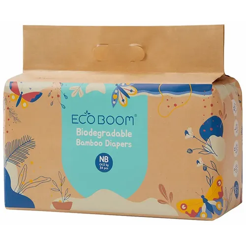 ECO BOOM JOY biorazgradive pelene za bebe veličina NB ( do 4.5kg) 34kom
