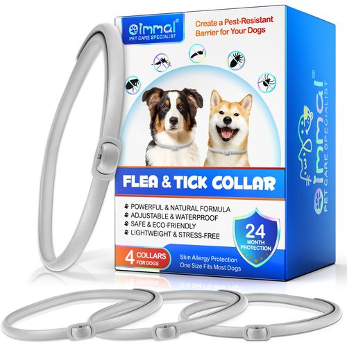 Oimmal Flea and Tick Collar For Dogs 4 kom