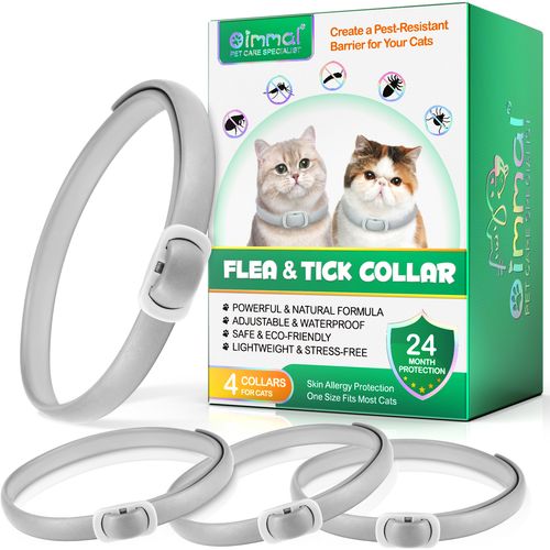 Oimmal Flea and Tick Collar For Cats 4 kom