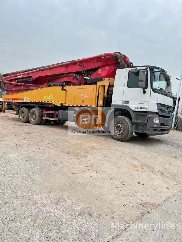 Sany 2019 Sany 52m used concrete pump truck in stock na šasiji Mercedes-Benz Benz Actros 4141 pumpa za beton