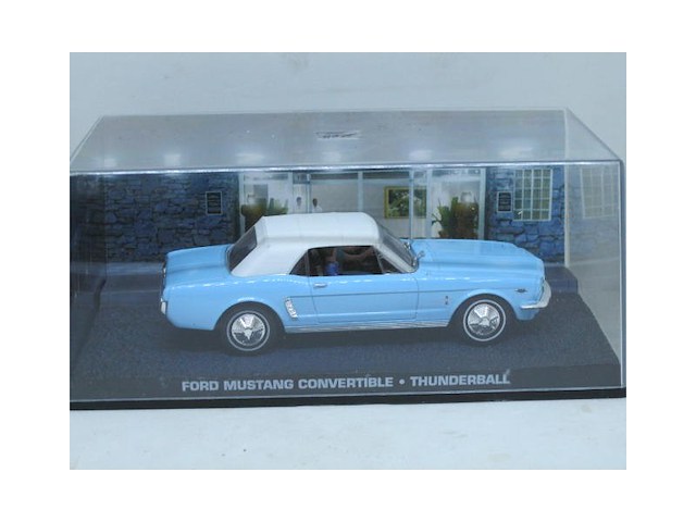 1:43 altaya 007 ford mustang convertible