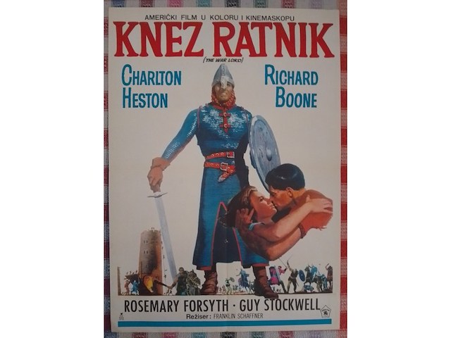 plakat KNEZ RATNIK (Charlton Heston)