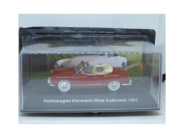 1:43 IXO/altaya VW karmann ghia cabriolet