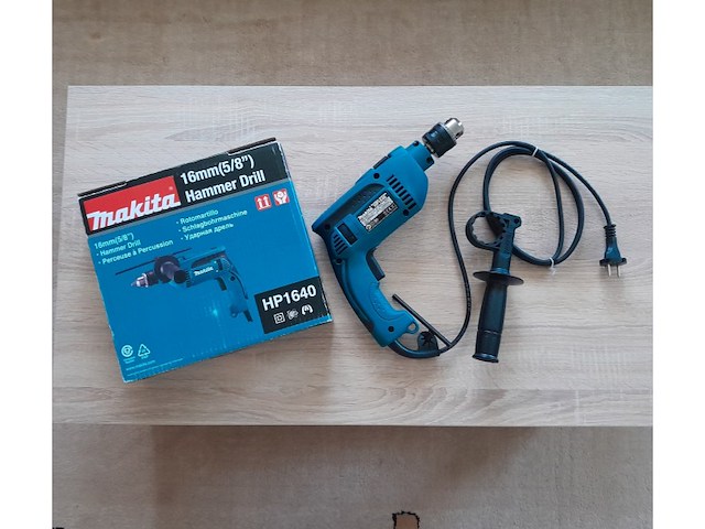 Nova Makita bušilica HP1640 680w 16mm okretanje L/D