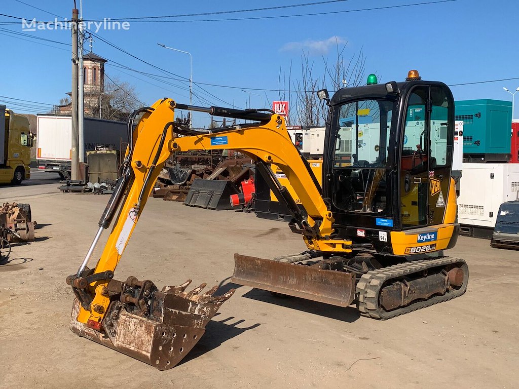 JCB 8026CTS mini bager